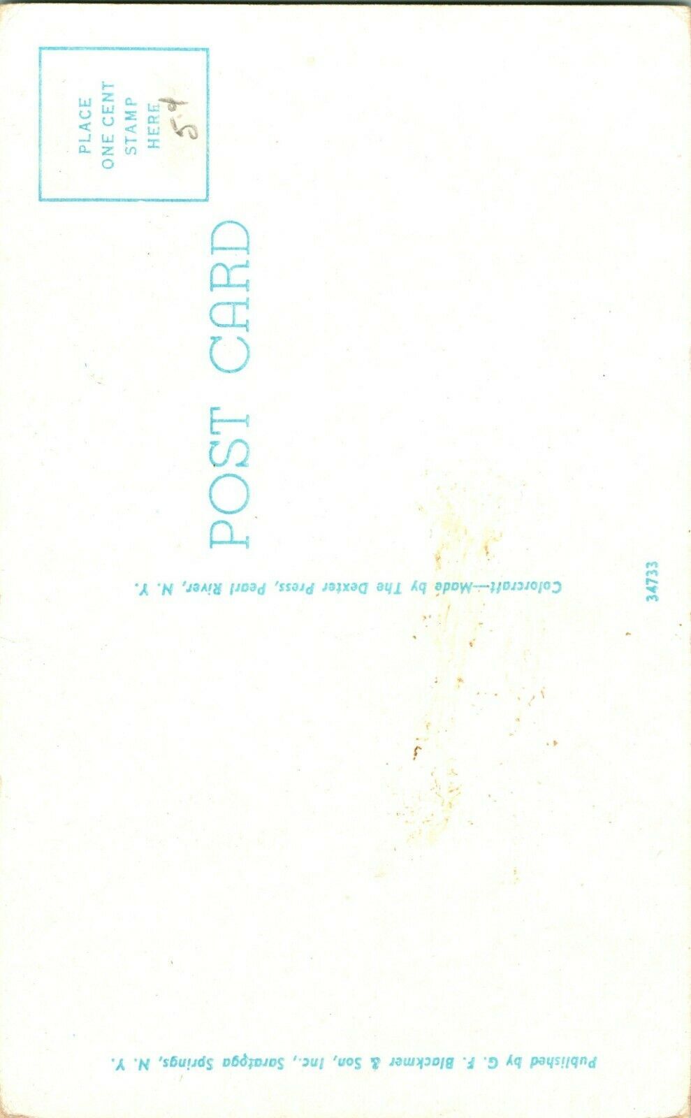 Vintage Dexter Press Kodachrome Postcard - Lake George NY Church of ...