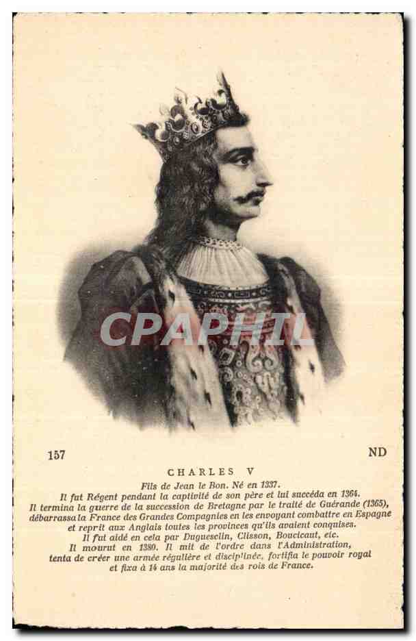 Royal Families - Royal family - Charles V - Old Postcard | Topics ...