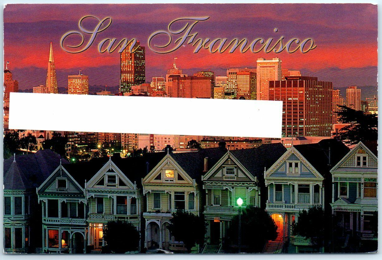 Postcard - The Famed Victorian Homes Of San Francisco, California ...