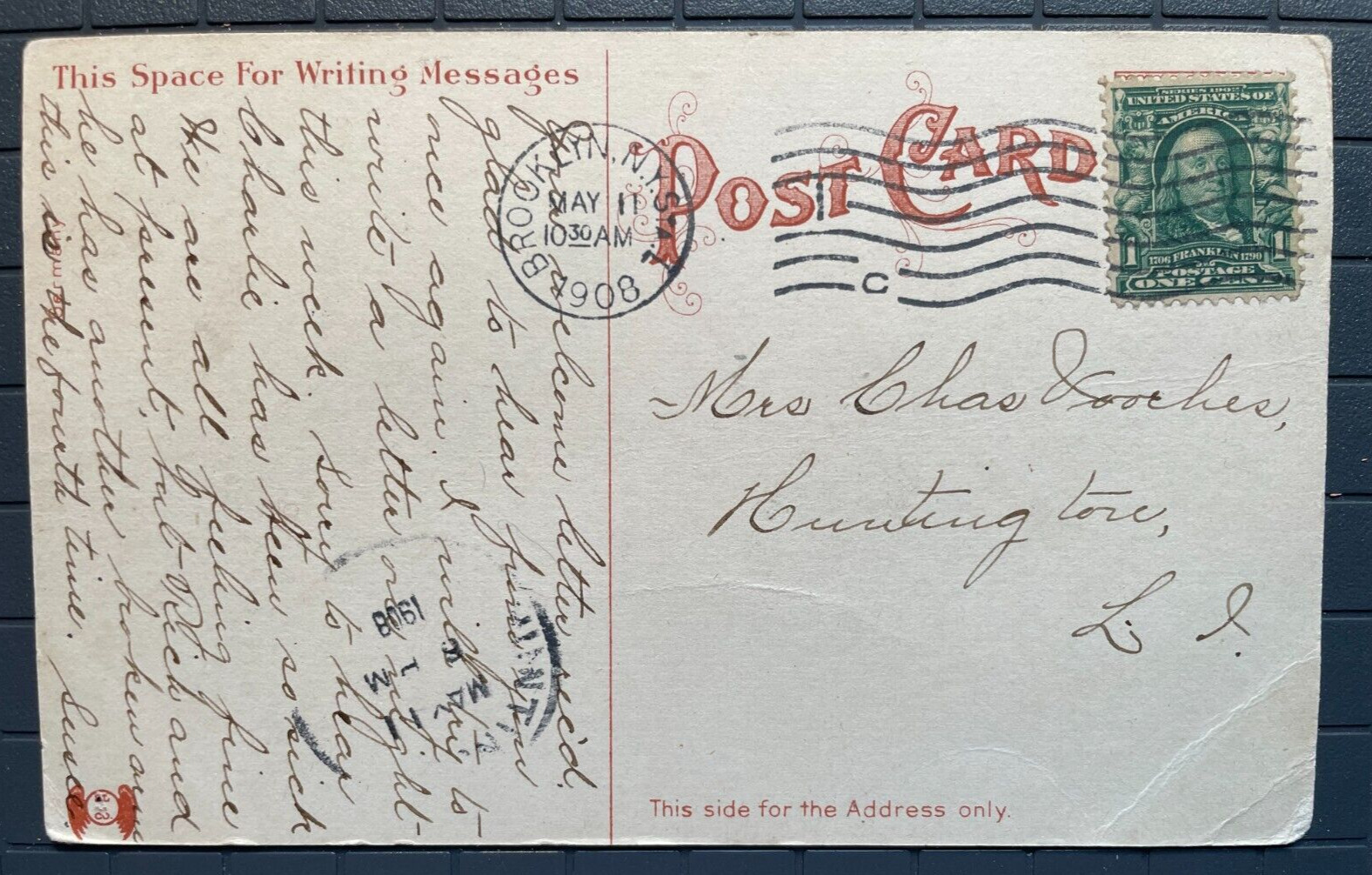 Vintage Postcard 1908 Shelter House French Restaurant Prospect Park ...