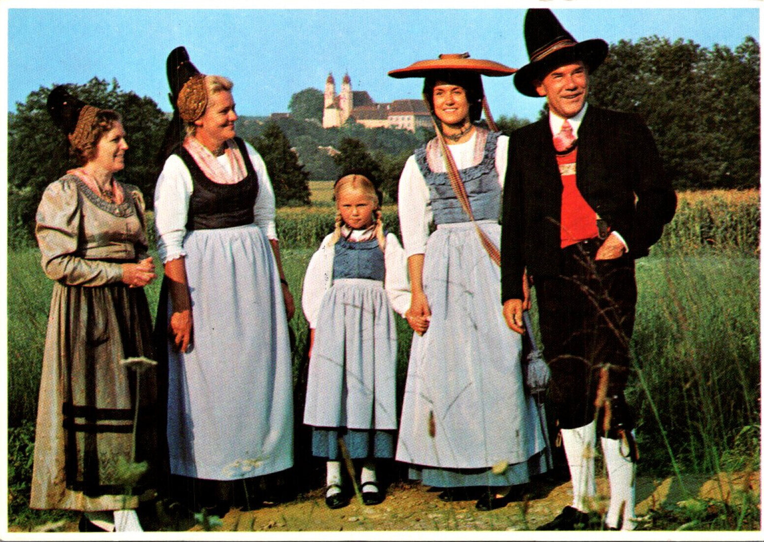 Austria Stainz Steirische Trachten Locals In Traditional Costume ...