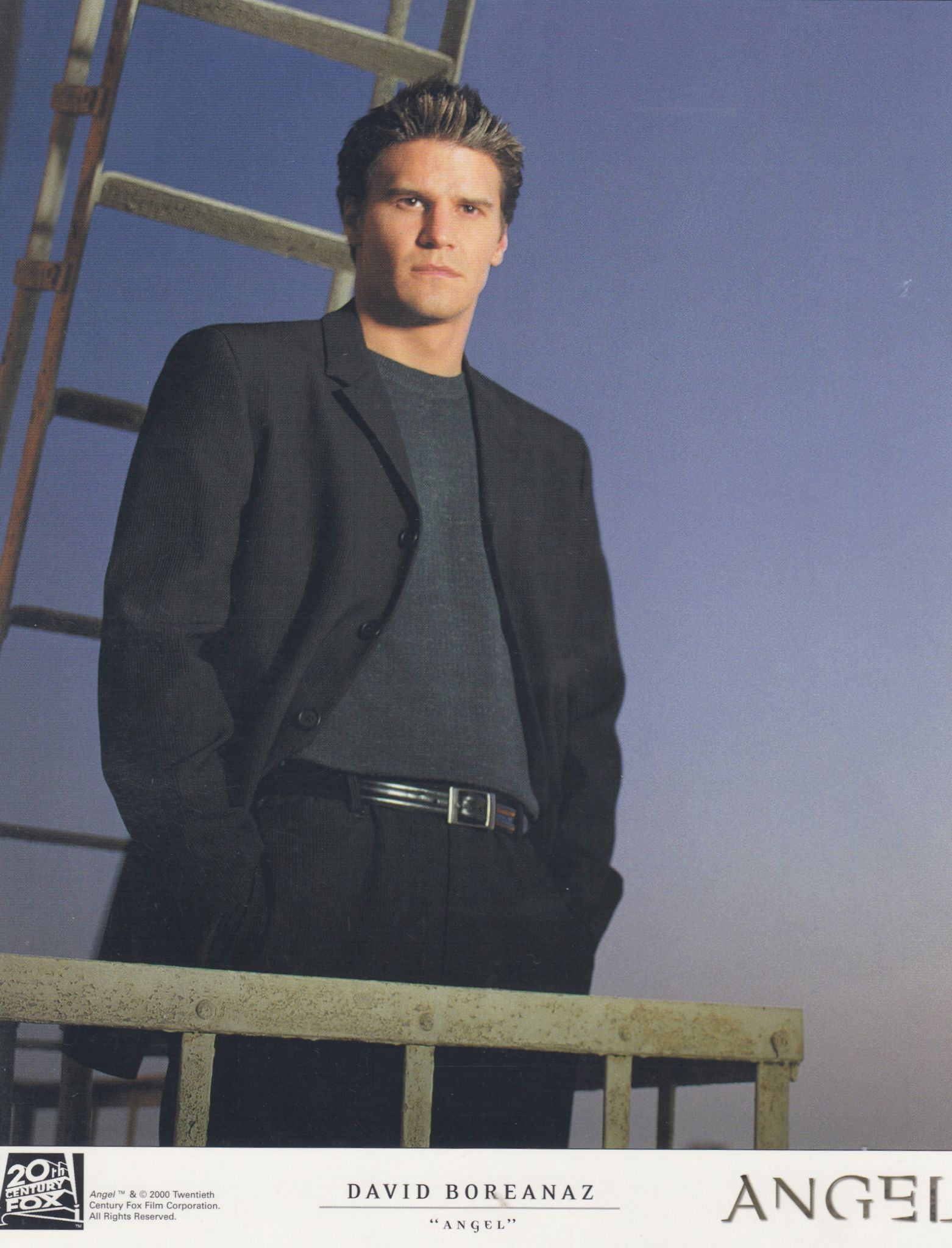 David Boreanaz Angel TV Show Giant Fan Club 20th Century Fox Photo ...