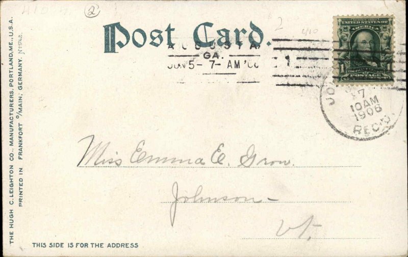 Augusta Georgia GA Railroad Bank c1910 Vintage Postcard | United States ...