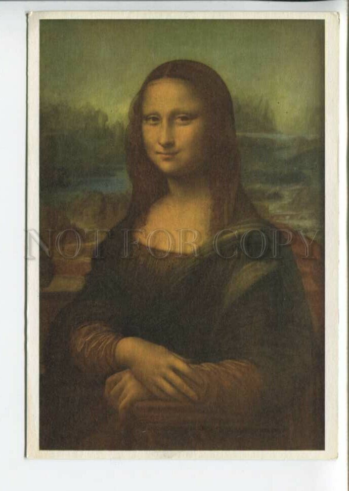441877 Leonardo da Vinci Mona Lisa Old French postcard | Topics ...
