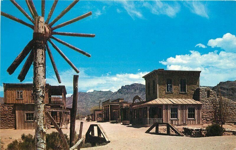 Tucson Arizona Movie Ranch Petley 1960s Replica of Movie set Postcard ...