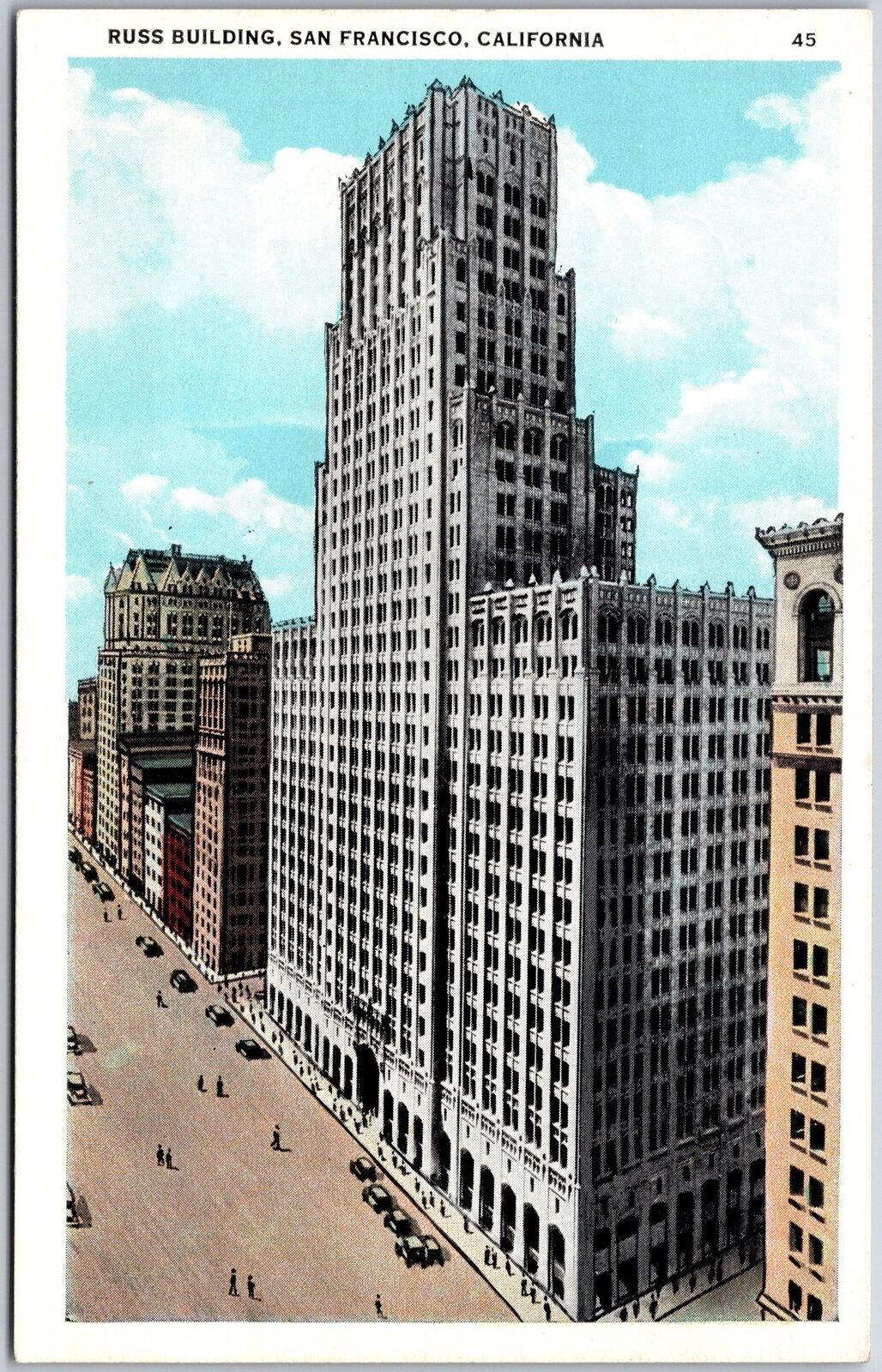 Russ Building San Francisco California CA Street View Building Spires ...