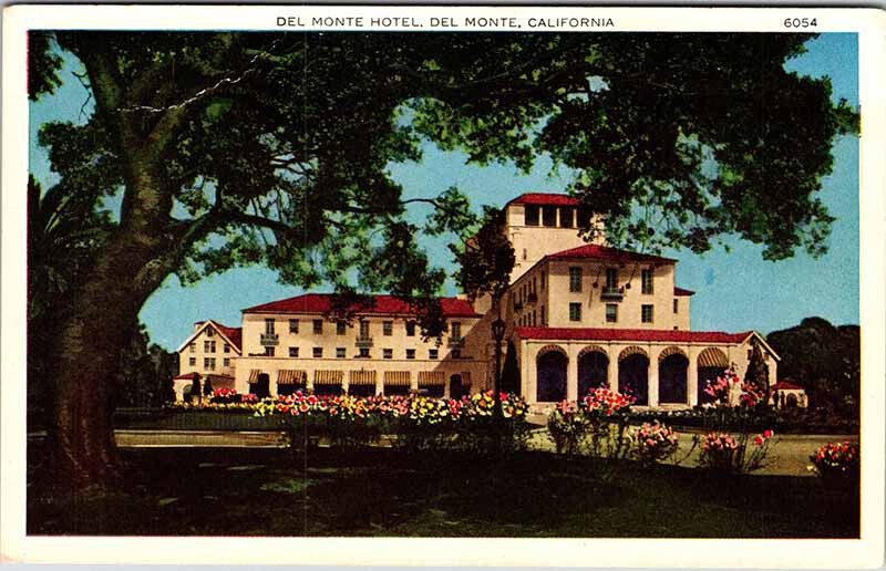 Postcard HOTEL SCENE Del Monte California CA AO4959 | United States ...