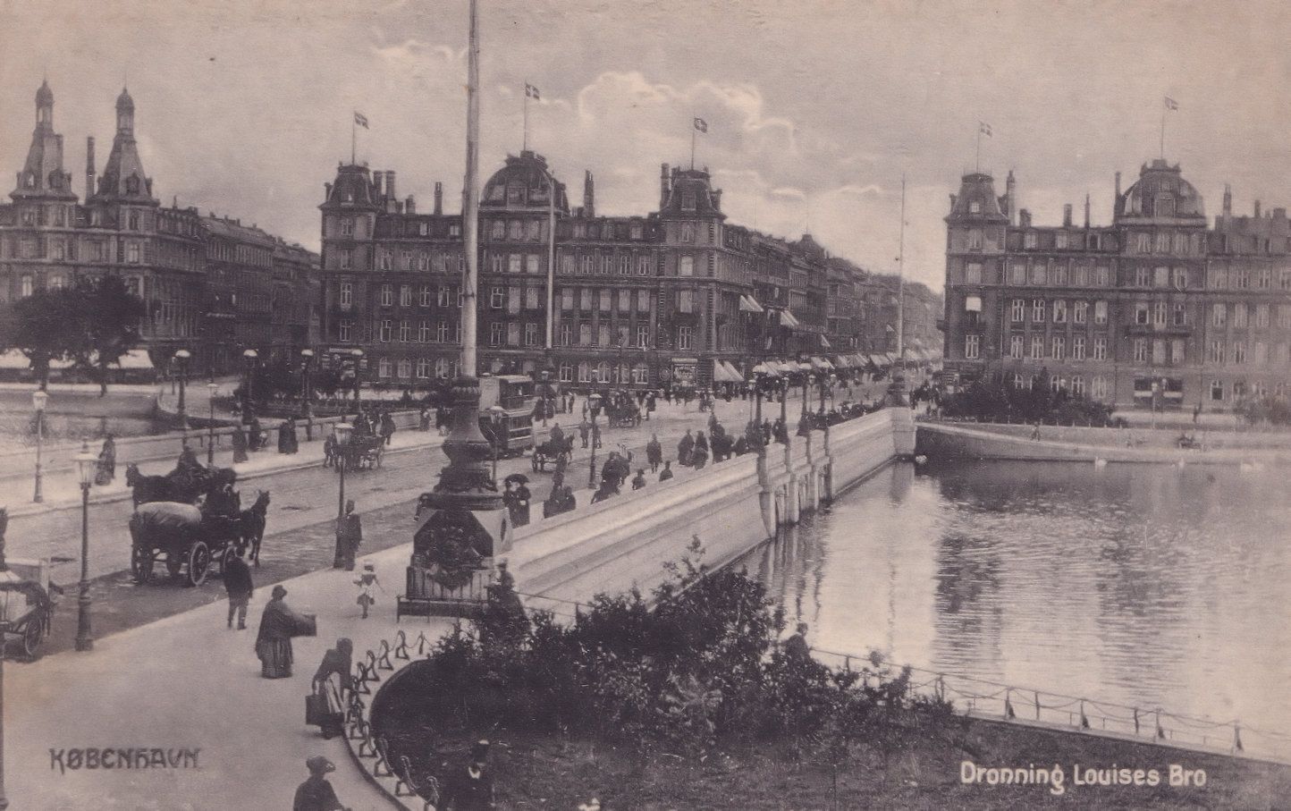 Copenhagen Denmark Dronning Louises Bro Postcard | Europe - Denmark ...