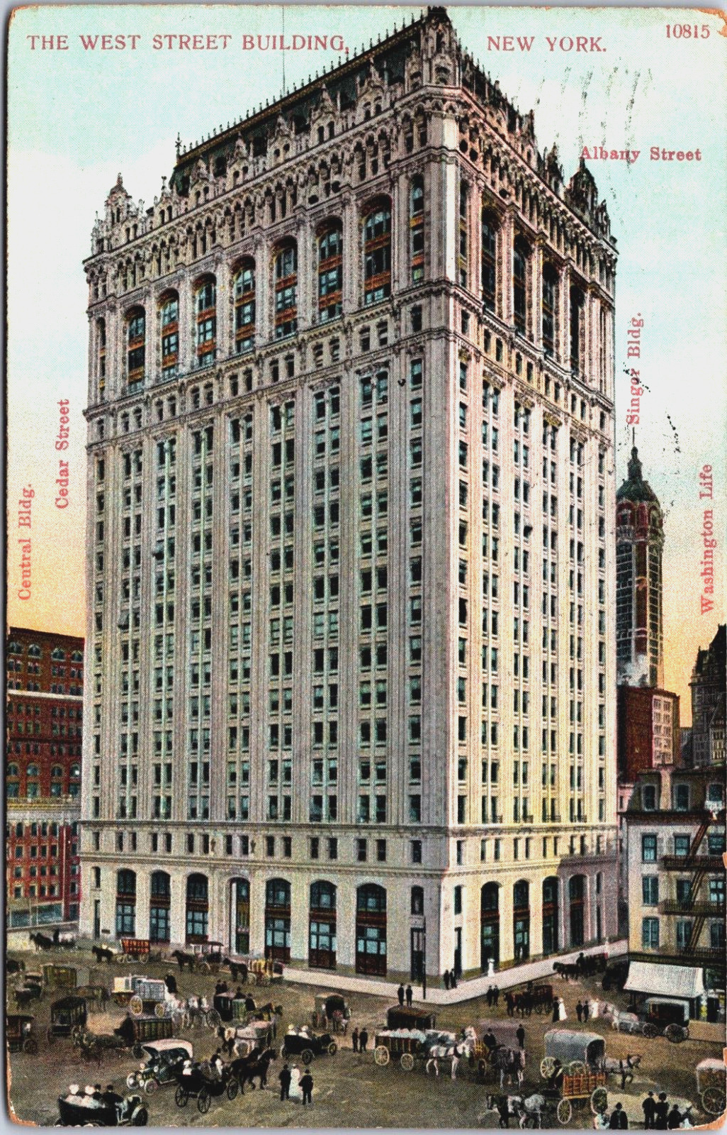 The West Street Building New York City Vintage Postcard C114 | United ...