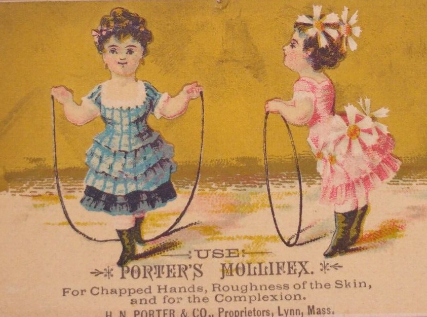 1880s Porter's Mollifex Rope Skip Lynn Mass Quack Medicine Victorian ...