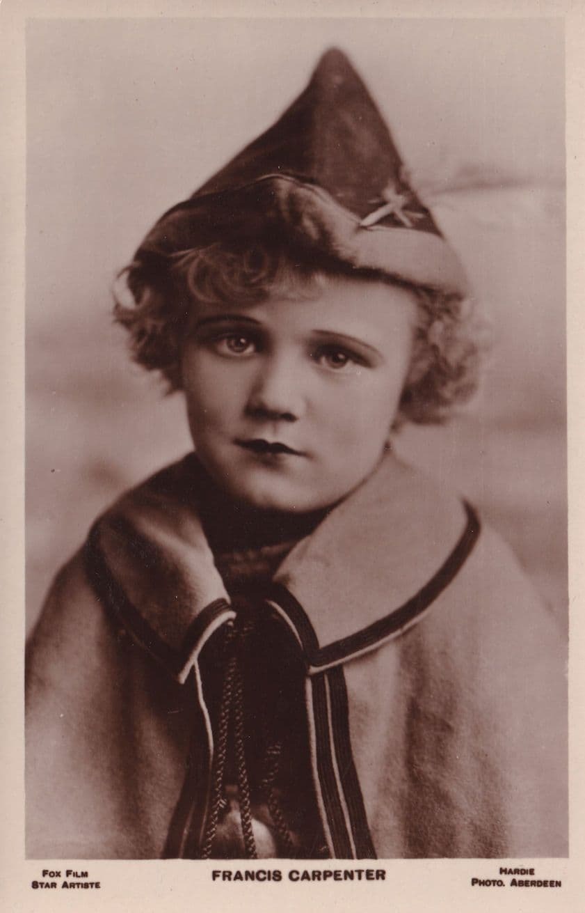 Francis Carpenter Jack & The Beanstalk Film Child Star Postcard ...