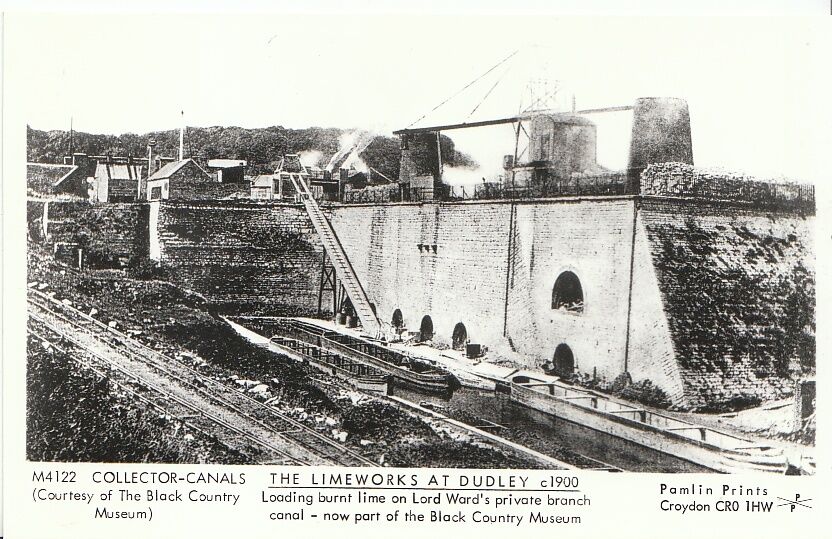 Canals Postcard - The Limeworks at Dudley c1900 - Lord Ward's Branch ...