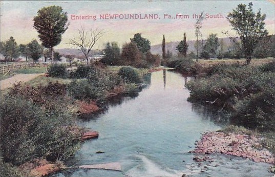 Pennsylvania Newfoundland Entering New Foundland From The South ...