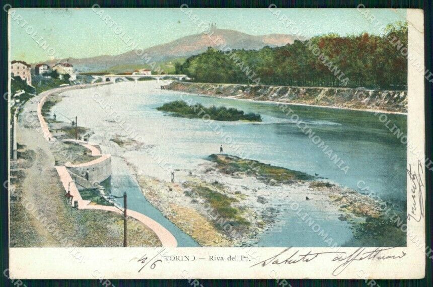 Torino Città Riva del Po PIEGHINA cartolina MZ6161 | Topics - Other ...