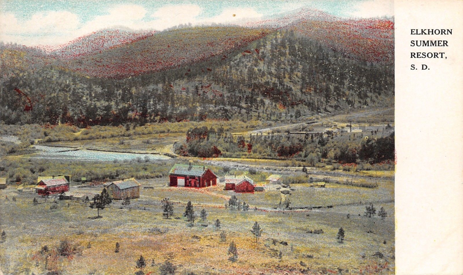 Elkhorn Ridge South Dakota~Summer Resort~Lodge~Buildings~Farm~Trails ...