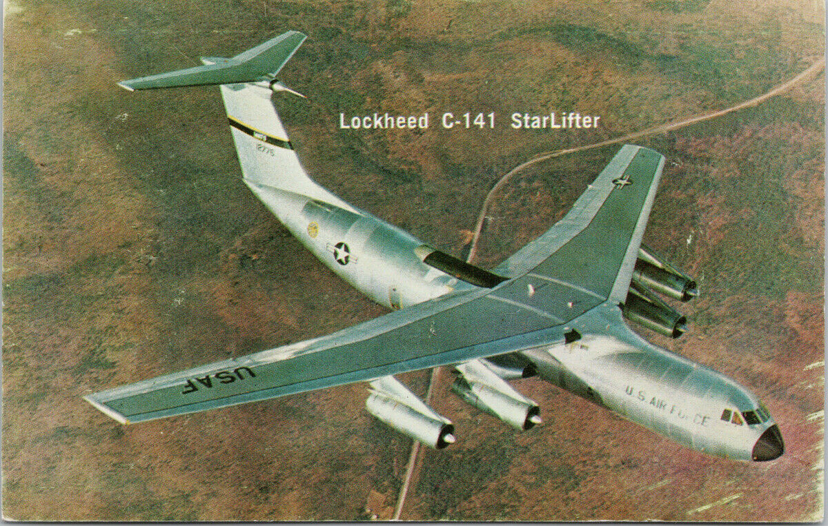 Fanjet Airlifter US Air Force Jet USAF Lockheed C-141 Starlifter ...