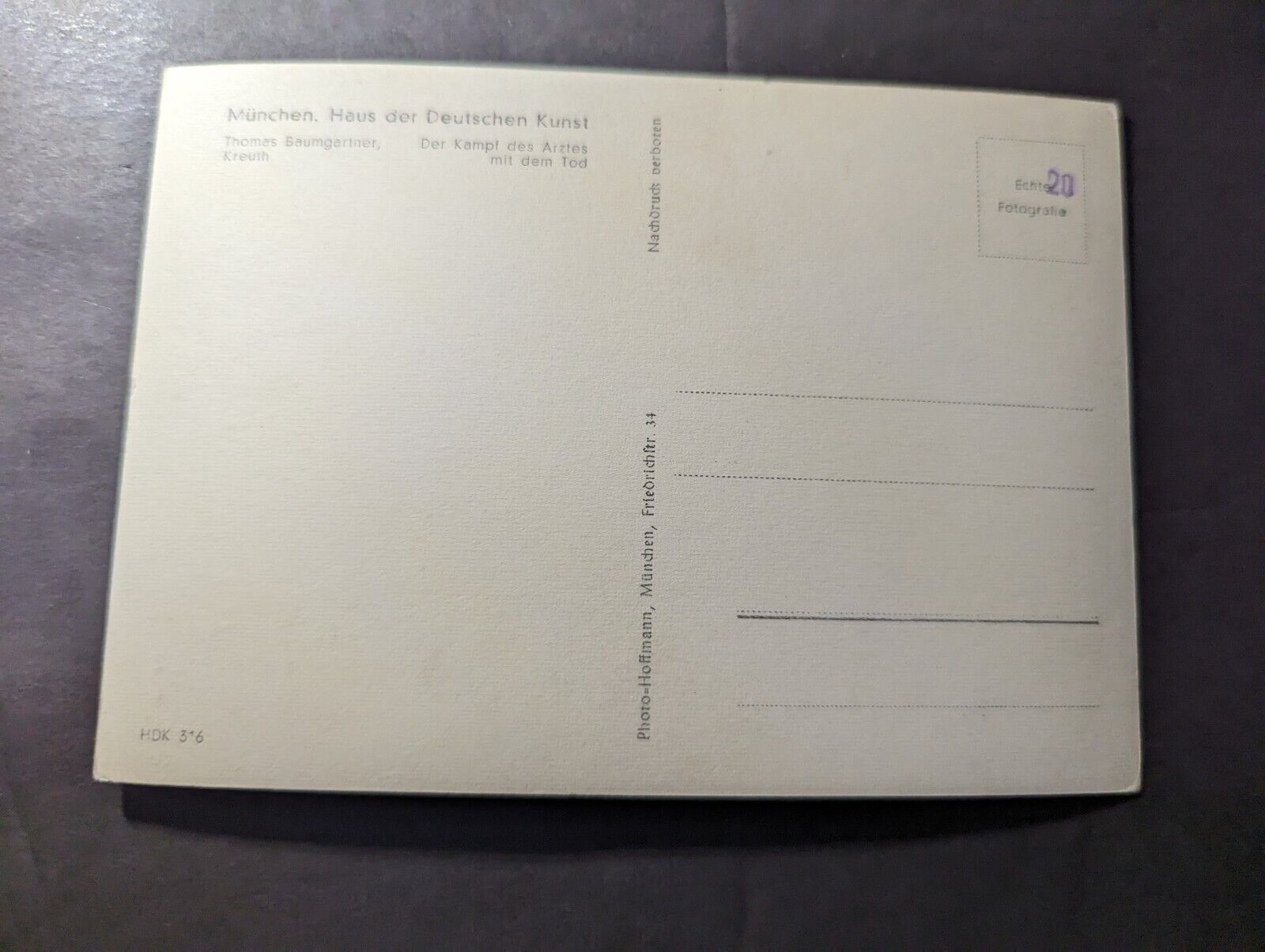 Mint Germany Postcard The Doctors Struggle With Death German House of ...