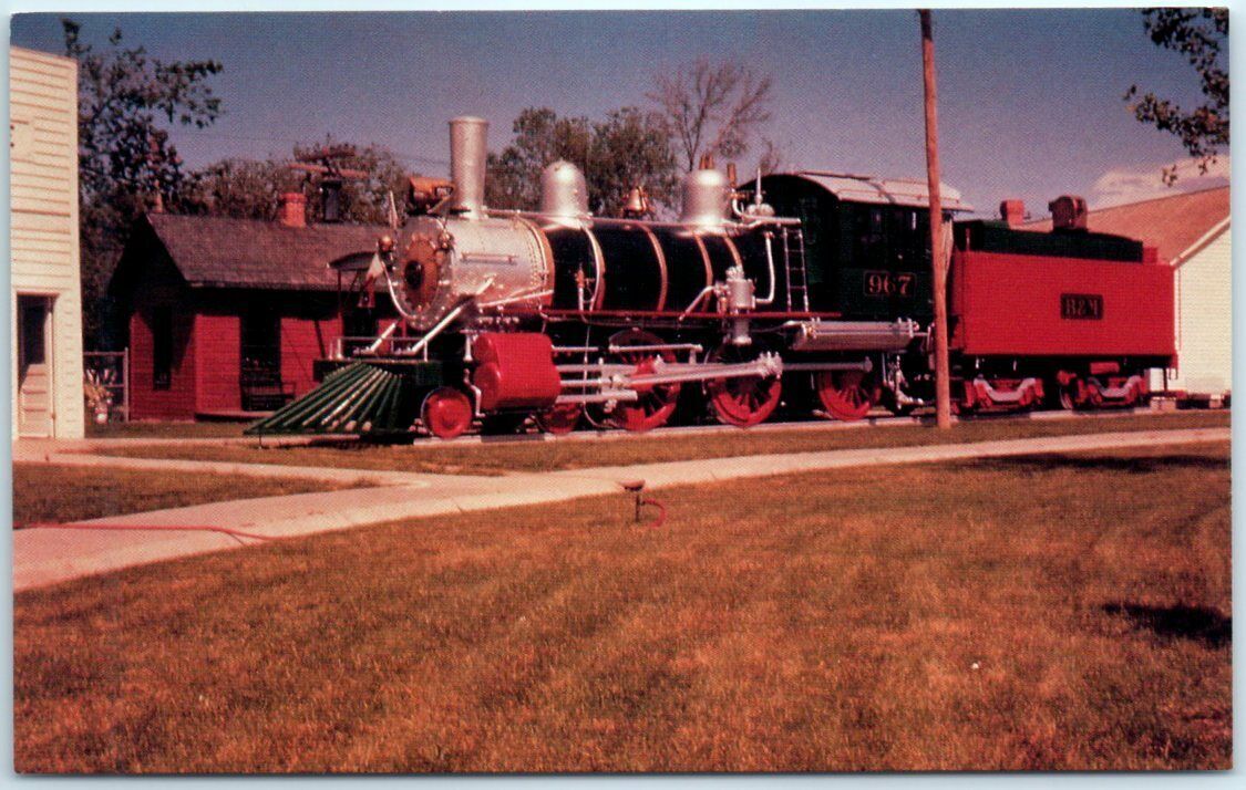 Fire House, U.P. Windmill, Depot And 1889 Locomotive, Pioneer Village ...