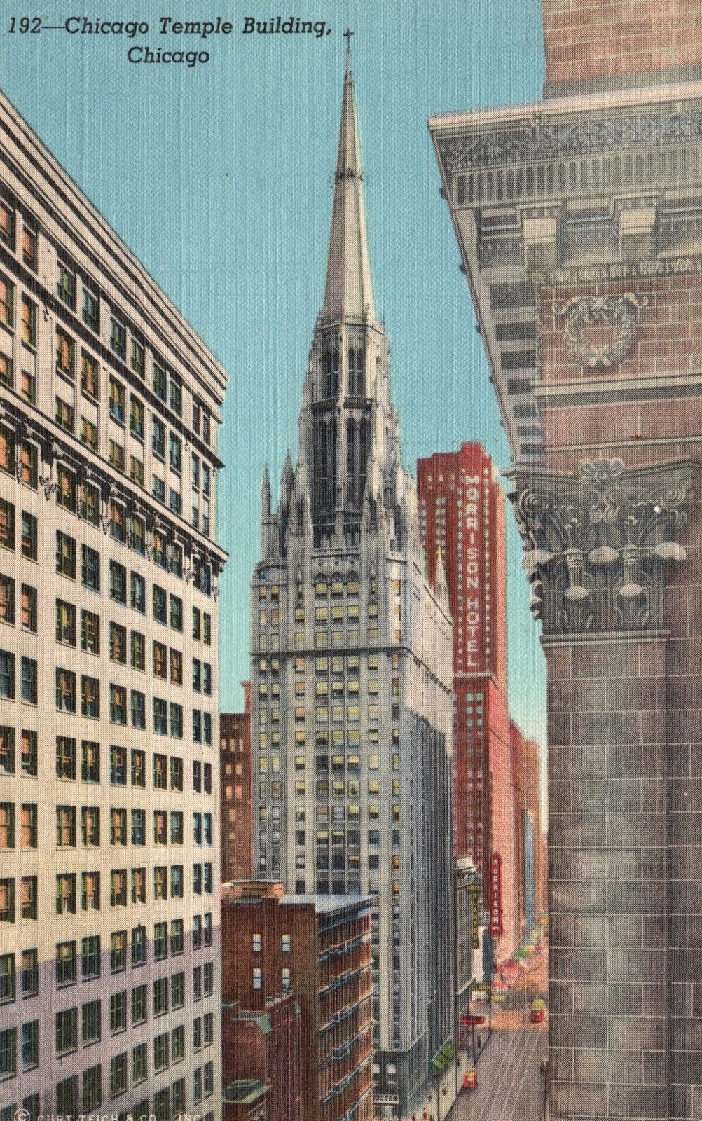 Temple Building Skyscraper Church Gothic Architecture Chicago IL Posted ...