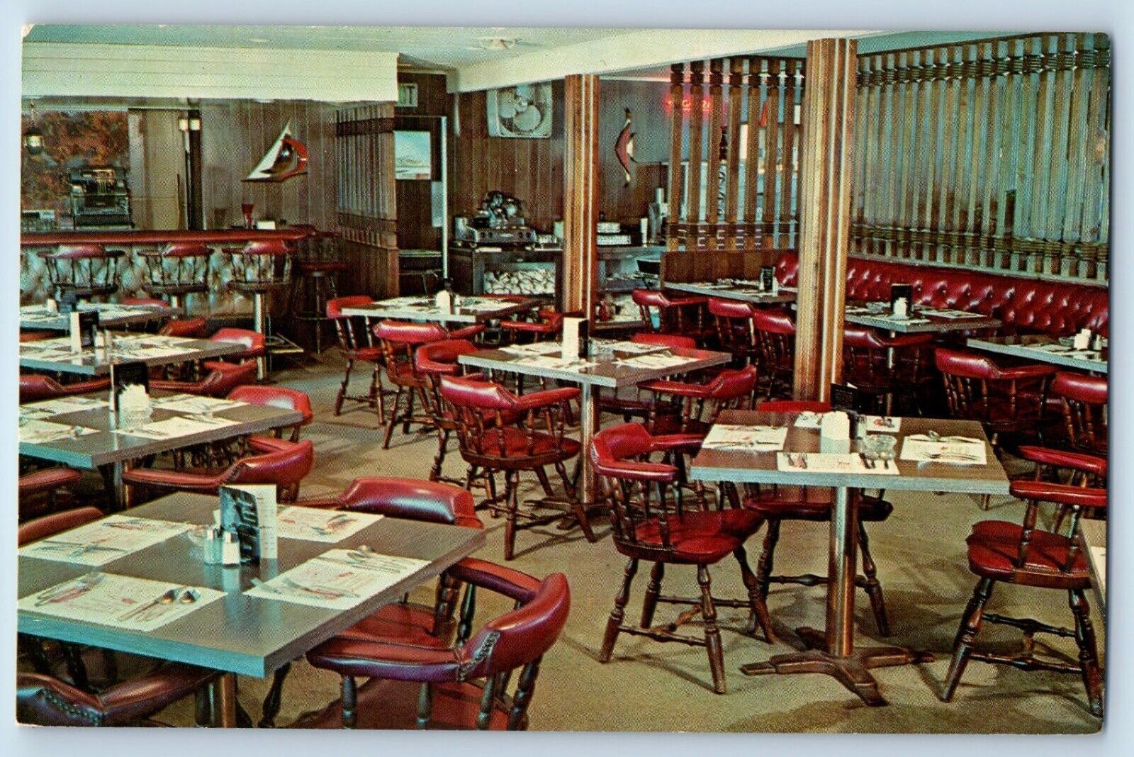 Long Beach California Postcard Pierpoint Restaurant Landing 1960 ...