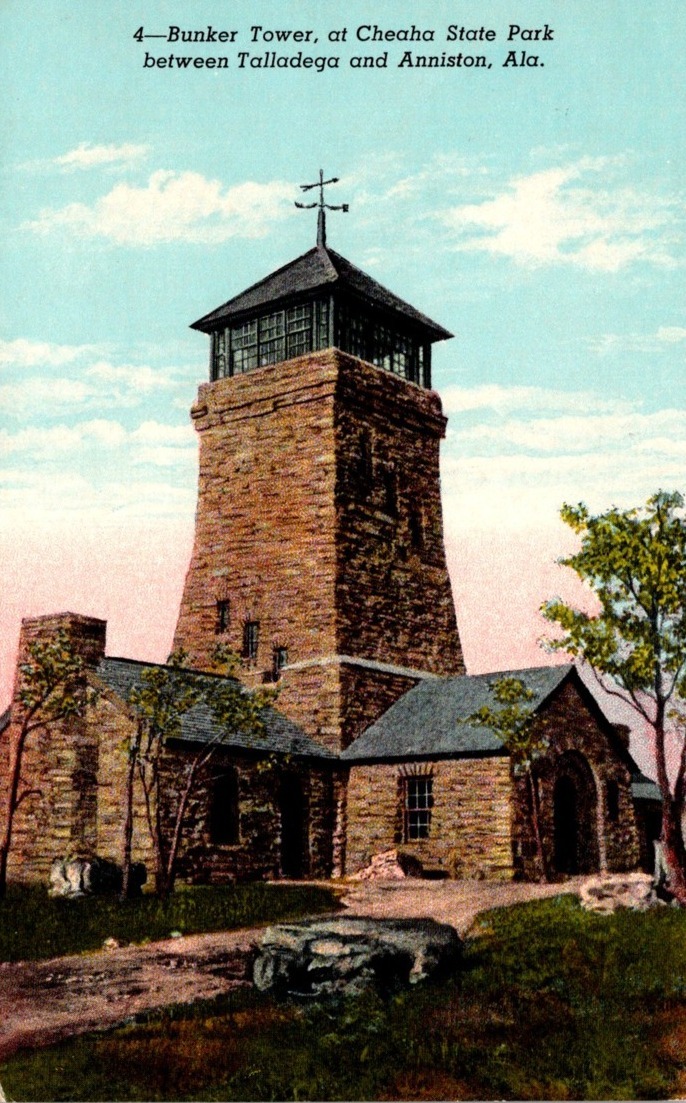 Alabama Bunker Tower At Cheaha State Park Bwtween Talladega and ...