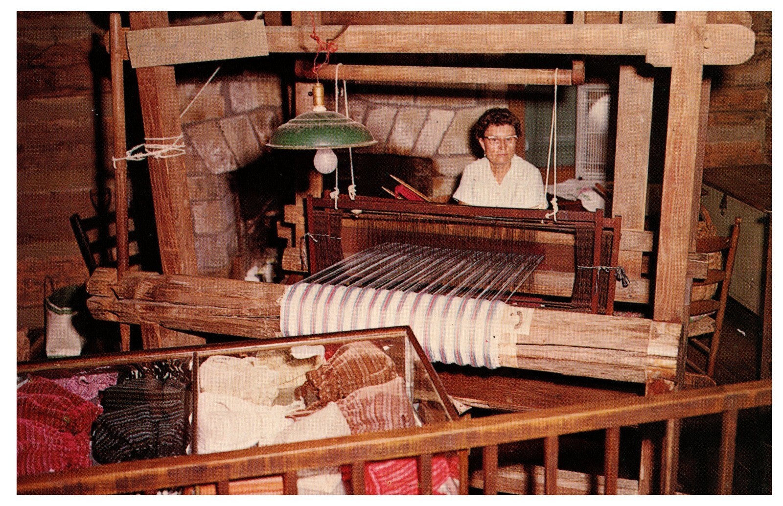 Vintage Spring Mill State Park Indiana Old Loom Operation Postcard | Asia & Middle East - India ...