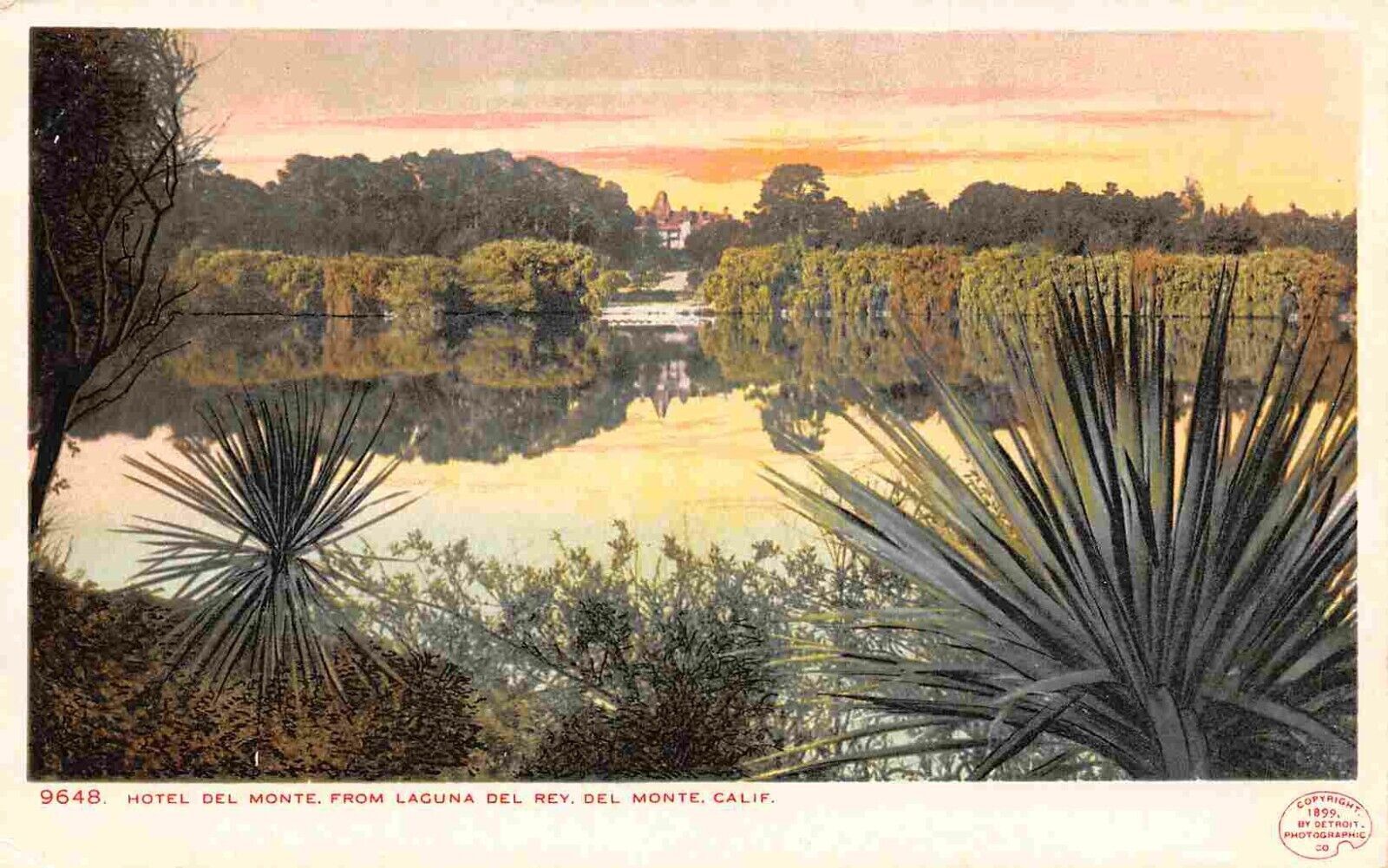 Hotel Del Monte Laguna Del Rey Del Monte California 1905c Phostint ...