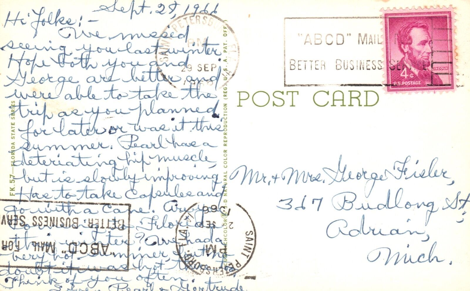 Vintage Postcard 1956 Florida the Sunshine State Palm Beach Bathing ...