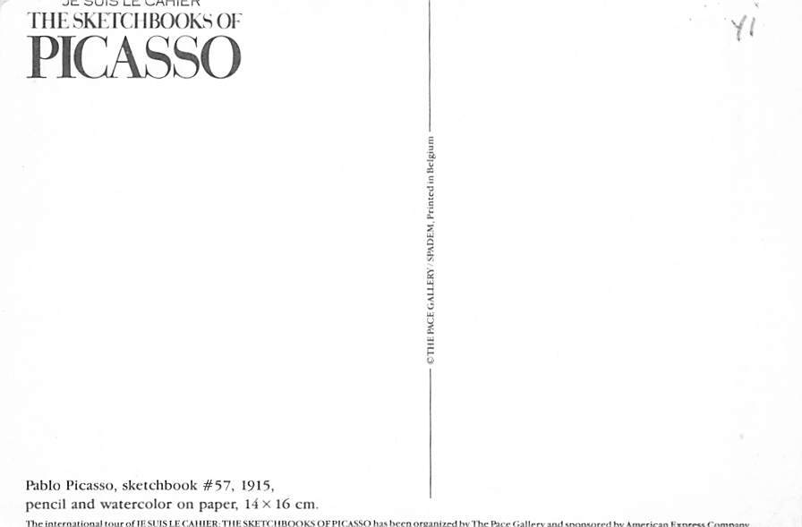 The Sketchbooks Of, By Pablo Picasso | Topics - Fine Arts - Paintings ...