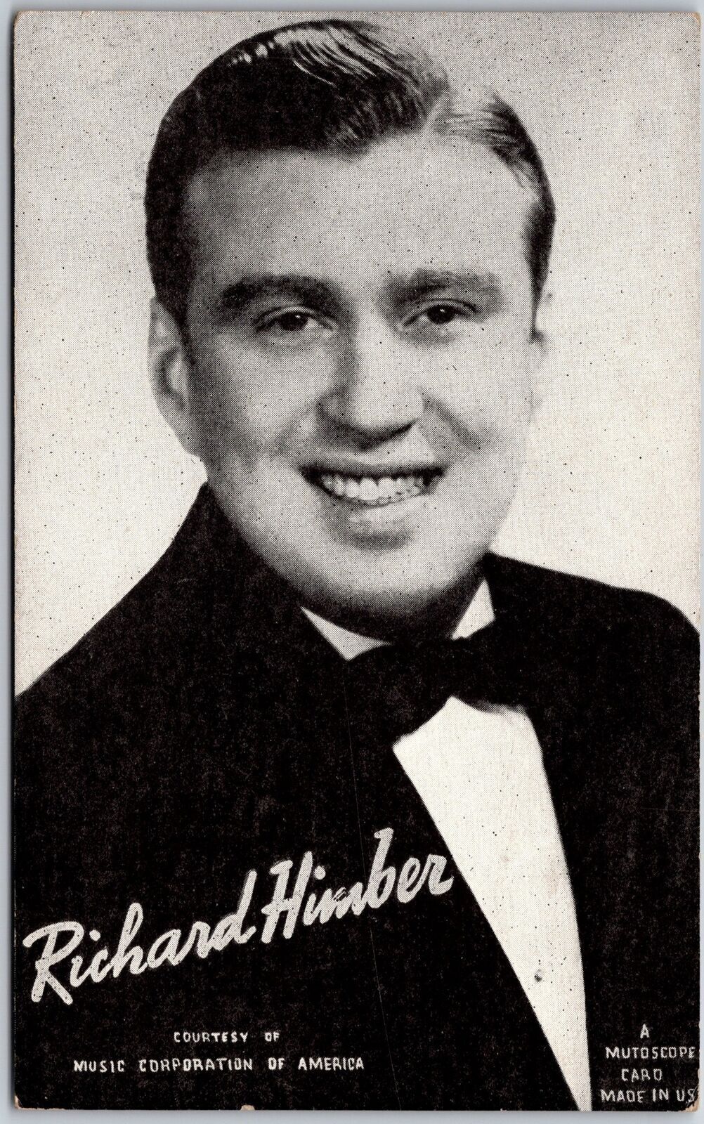 Richard Huber Courtesy Music Corporation Of America A Mutoscope Arcade ...