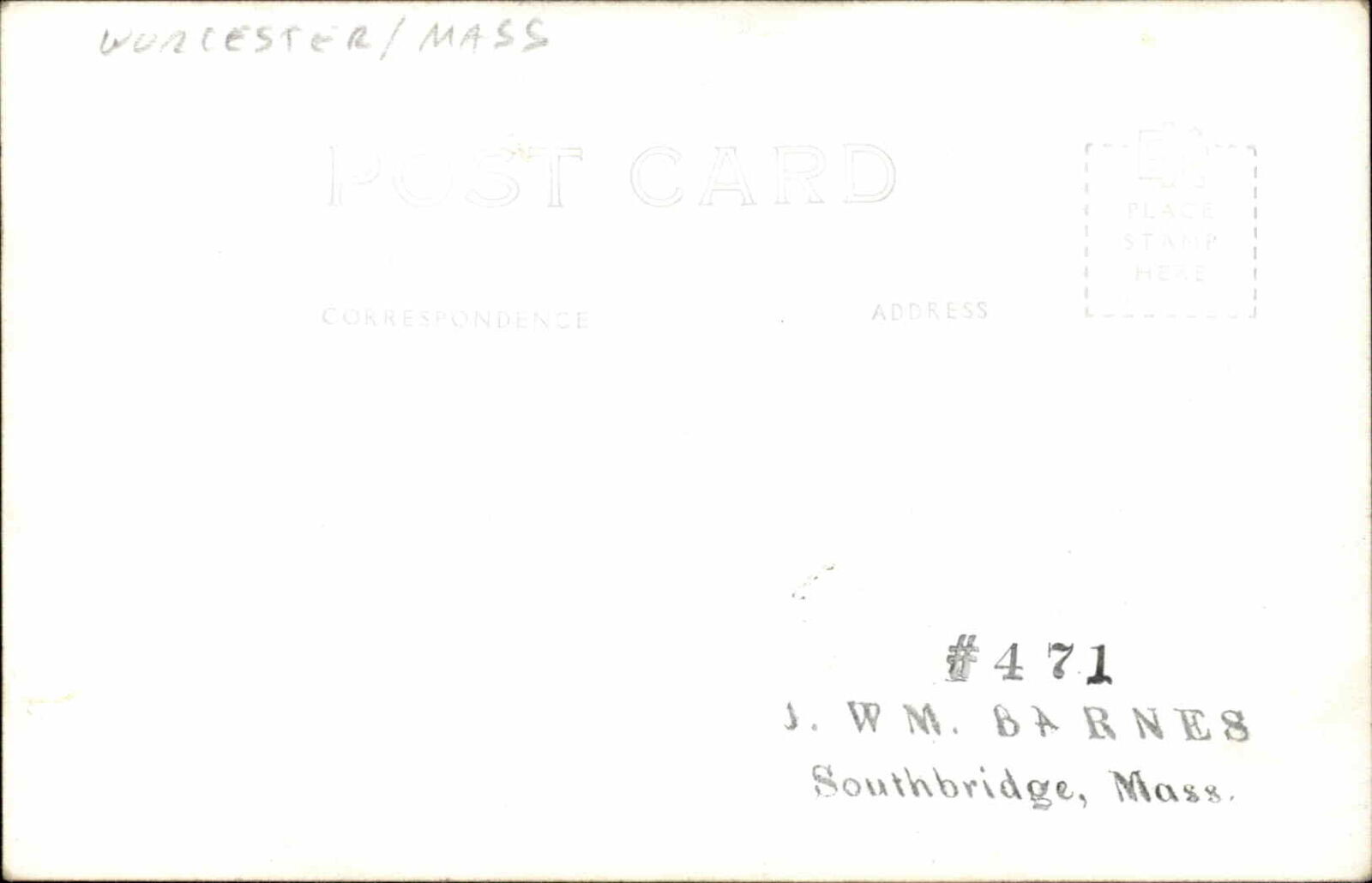 Worcester & Webster MA Trolley Street Car c1910 Image 1940s Real Photo ...