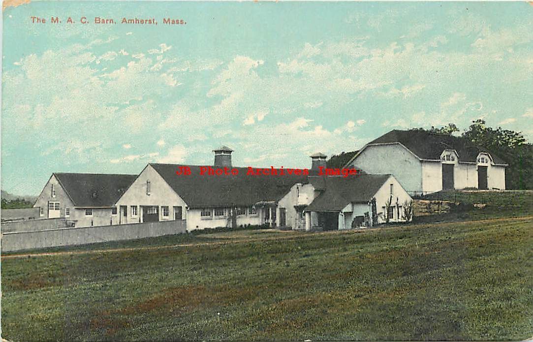 MA, Amherst, Massachusetts, MAC Barn, Exterior View, Scott Photo Pub No ...