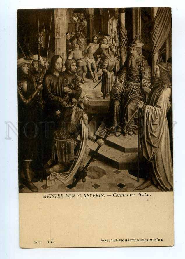 245807 St. SEVERIN Christus JESUS & Pilatus Pontius Vintage PC | Topics ...
