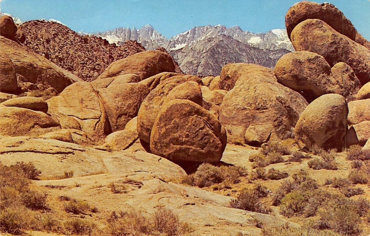 California ALABAMA HILLS Mt. Whitney Inyo County c1960s Chrome Vintage ...