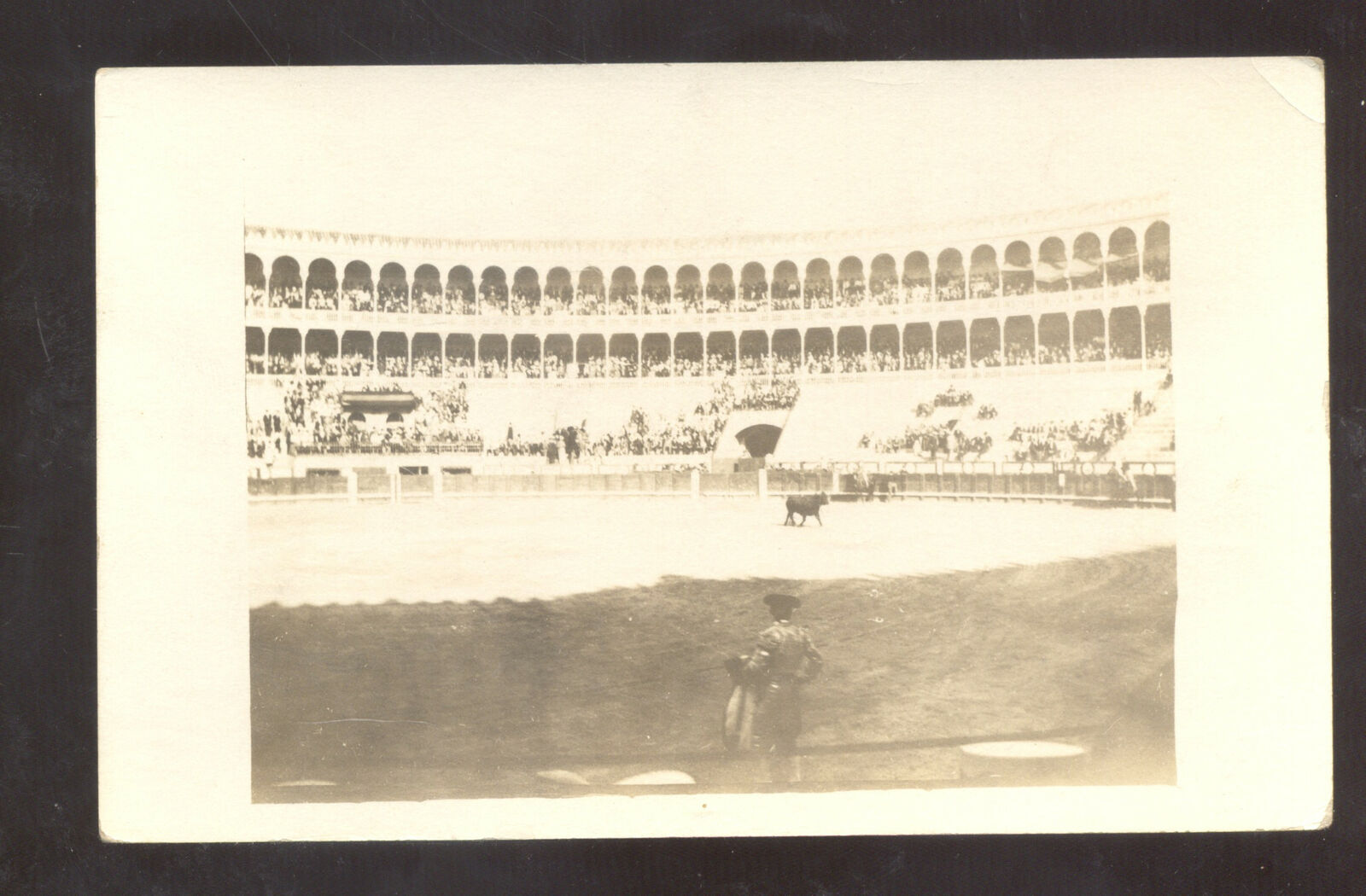 Rppc Mexico City Mexico Bullfight Stadium Matador OLD Real Photo ...