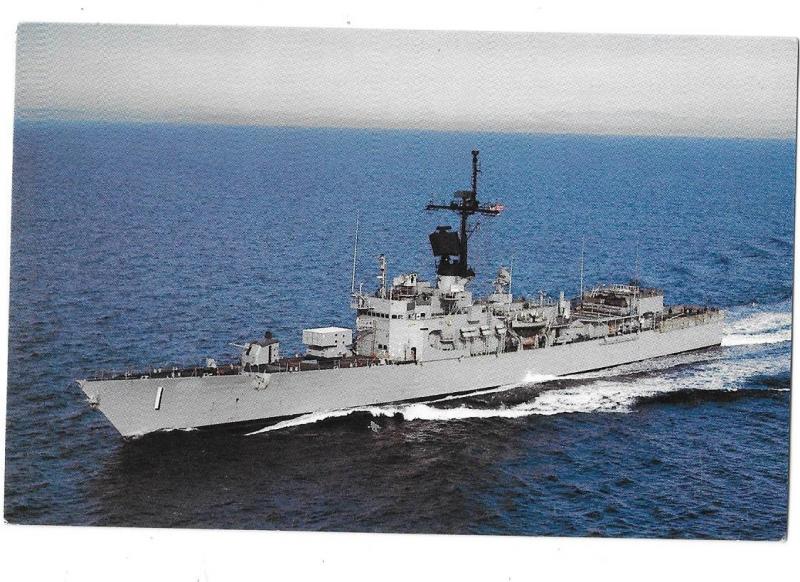 U S S Brooke FFG-1 Guided Missile War Frigate Lockheed March 1966 ...