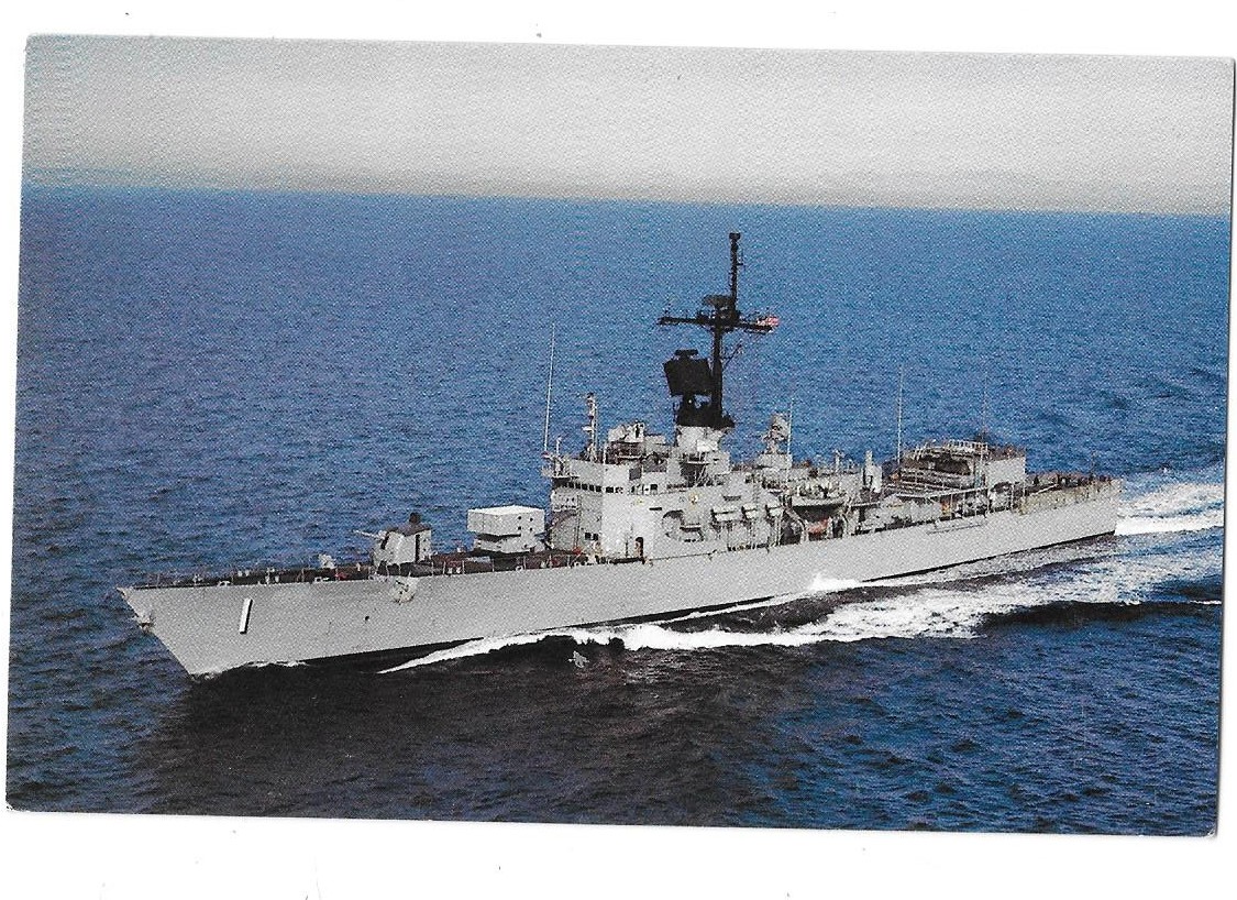 U S S Brooke FFG-1 Guided Missile War Frigate Lockheed March 1966 ...