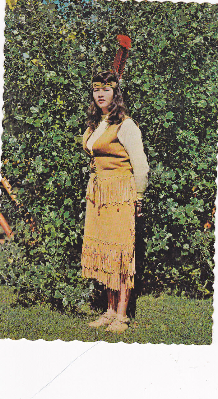 Full Blooded Ojibwa Indian Girl (Princess Migisun) , Ontario, Canada ...