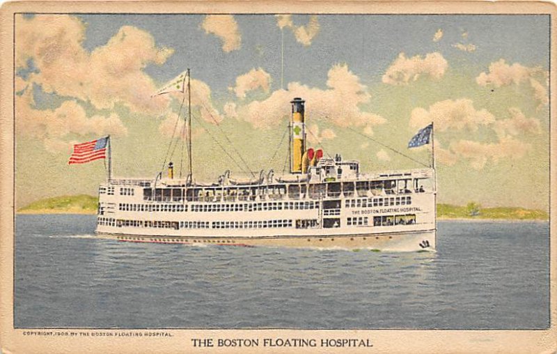 Boston Floating Hospital River Steamship Hospital Ship Hospital Ships ...