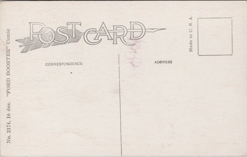 Witt Artist Ford Booster Comic Gas Pump Gasoline Ford Automobile ...