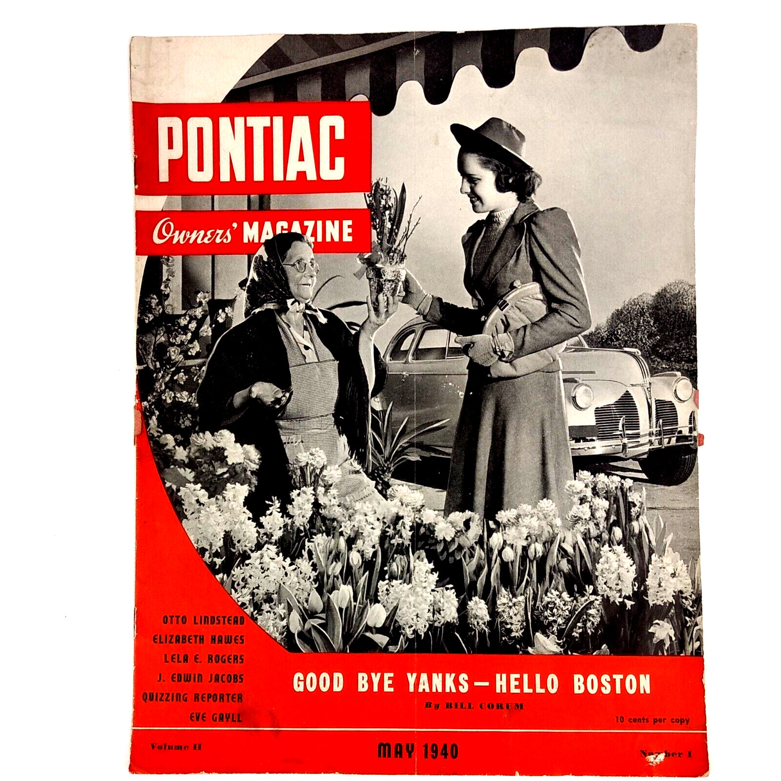 Pontiac Owners Magazine Vintage Car Memorabilia May 1940 16 pgs Vol 11 ...