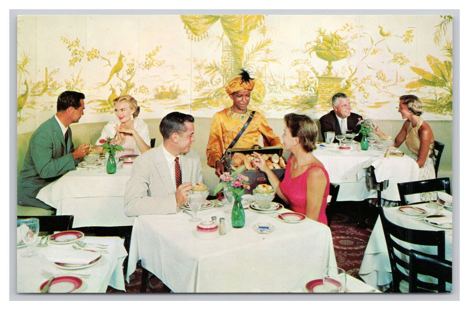 Postcard The British Colonial A Gill Hotel Nassau Bahamas Dining Room Scene | Latin & South ...