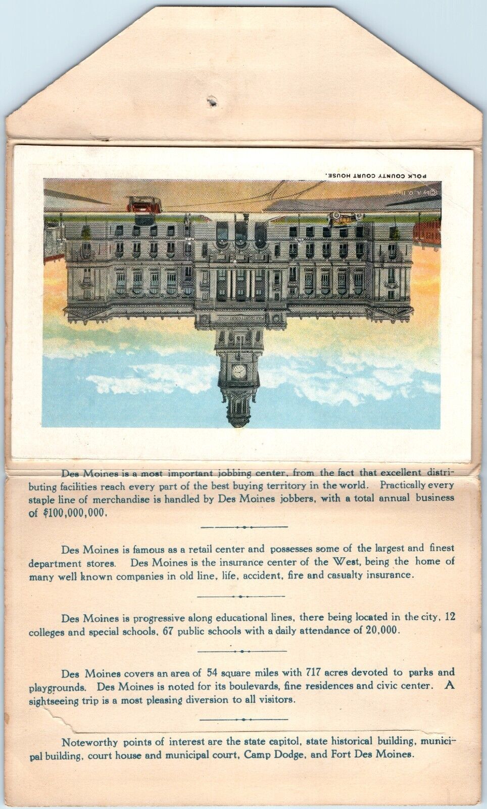 c1910s Des Moines, IA Iowa State Fair Postcard Souvenir Folder Grounds ...