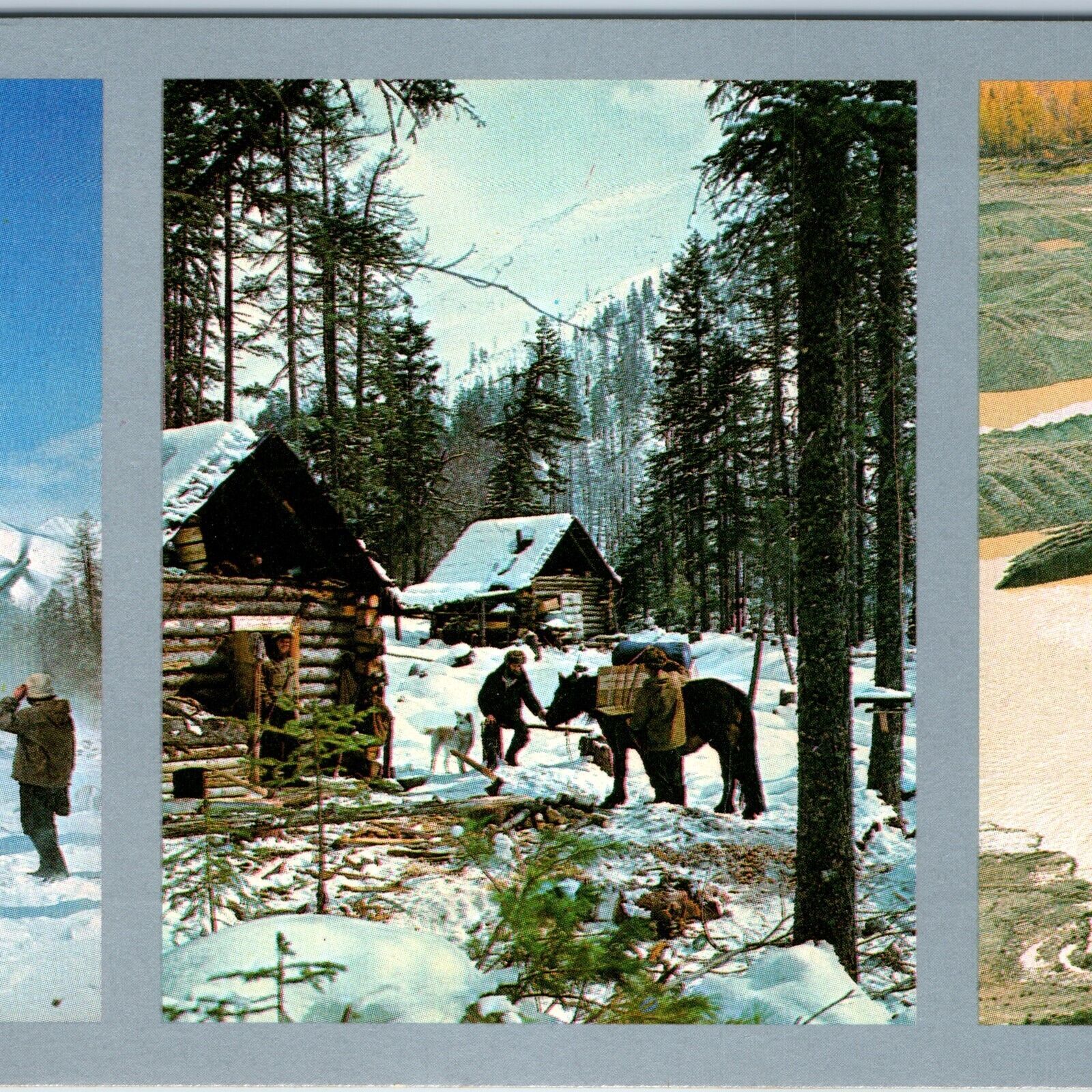 1975 Khabarovsk Soviet Union Gold Mining Rig Helicopter Cabin Postcard ...