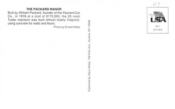 The Packard Manor Chautauqua, New York | United States - New York ...