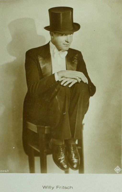 1930's RPPC Willy Fritsch Movie Star Ross Verlag Dutch Real Photo ...