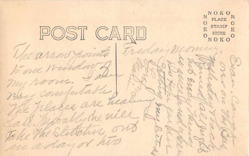 Burlington Vermont birds eye view Mary Fletcher Hospital real photo pc ...