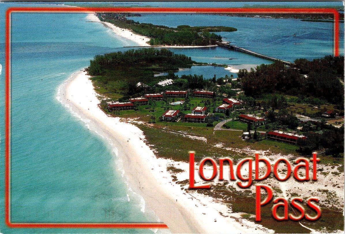 Longboat Key, FL Florida LONGBOAT PASS Resort Complex & Bridge 2003 4X6 ...