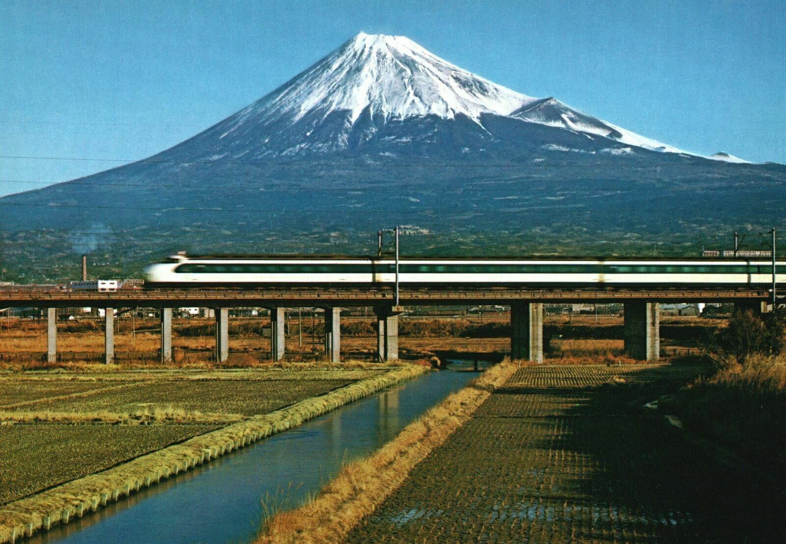 Postcard The World's Fastest Bullet Train New Tokaido Line Shizuoka ...