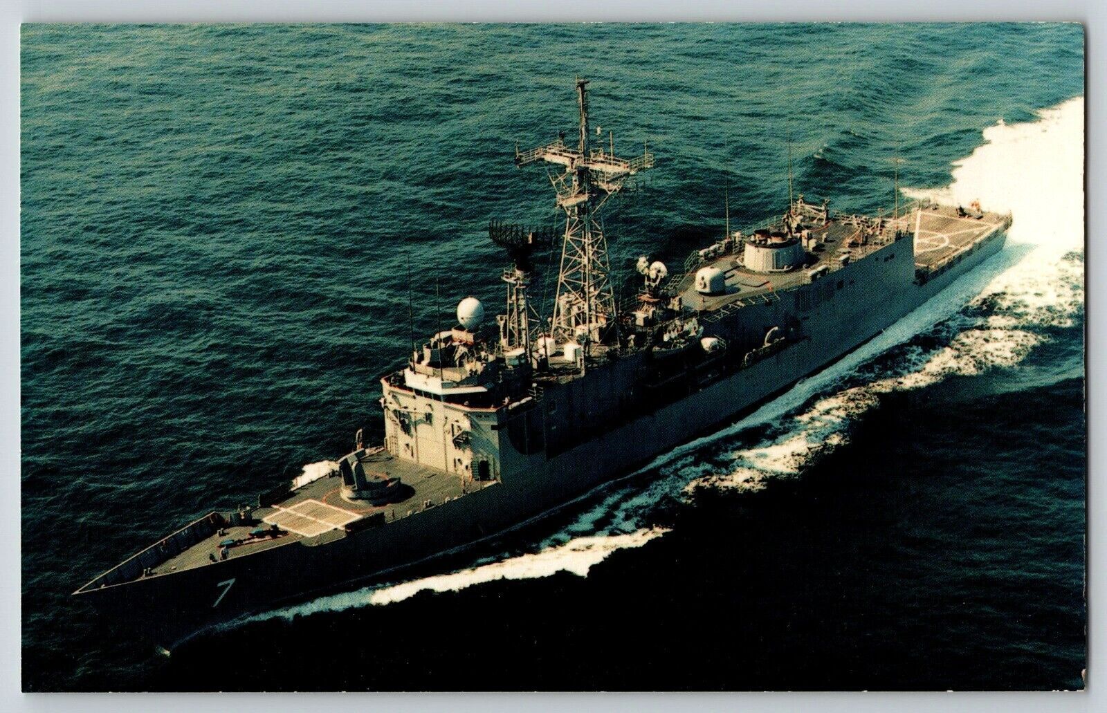 Postcard US Navy Ship - USS Oliver Hazard Perry (FFG-7) - Guided ...